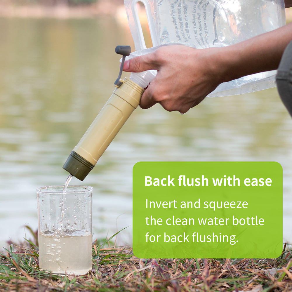 Survival Water Filter Straw L605G | miniwell – Miniwell Water Filter